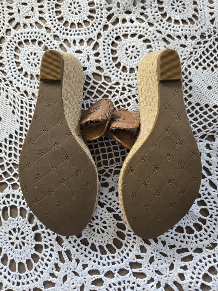 Jack Rogers Women's Shelby Espadrille Wedge Slide Sandals Size 7.5M | eBay