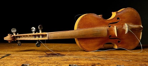 ANTIQUE Hardanger Fiddle Norwegian Violin Music Instrument ESTATE ...