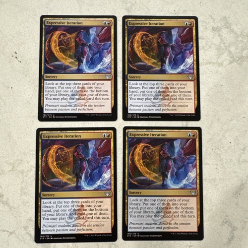 Magic the Gathering MTG Expressive Iteration Play Set of 4 Card | eBay