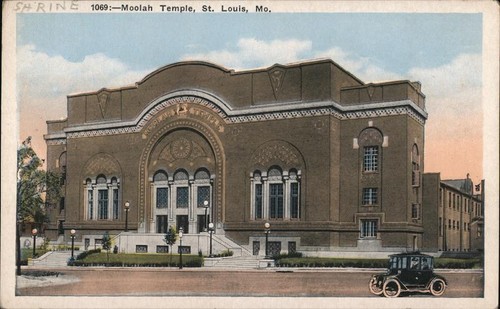 St. Louis,MO Moolah Temple Antique Original Vintage Postcard | eBay