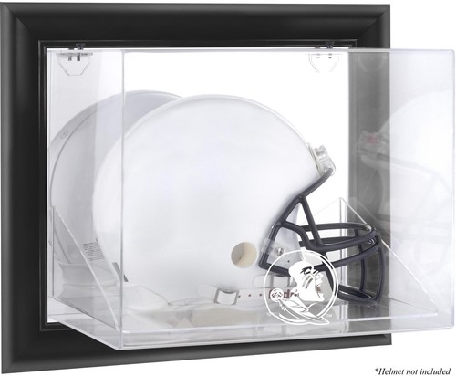 FSU Seminoles Present Logo Black Framed Wall-Mountable Helmet Display ...