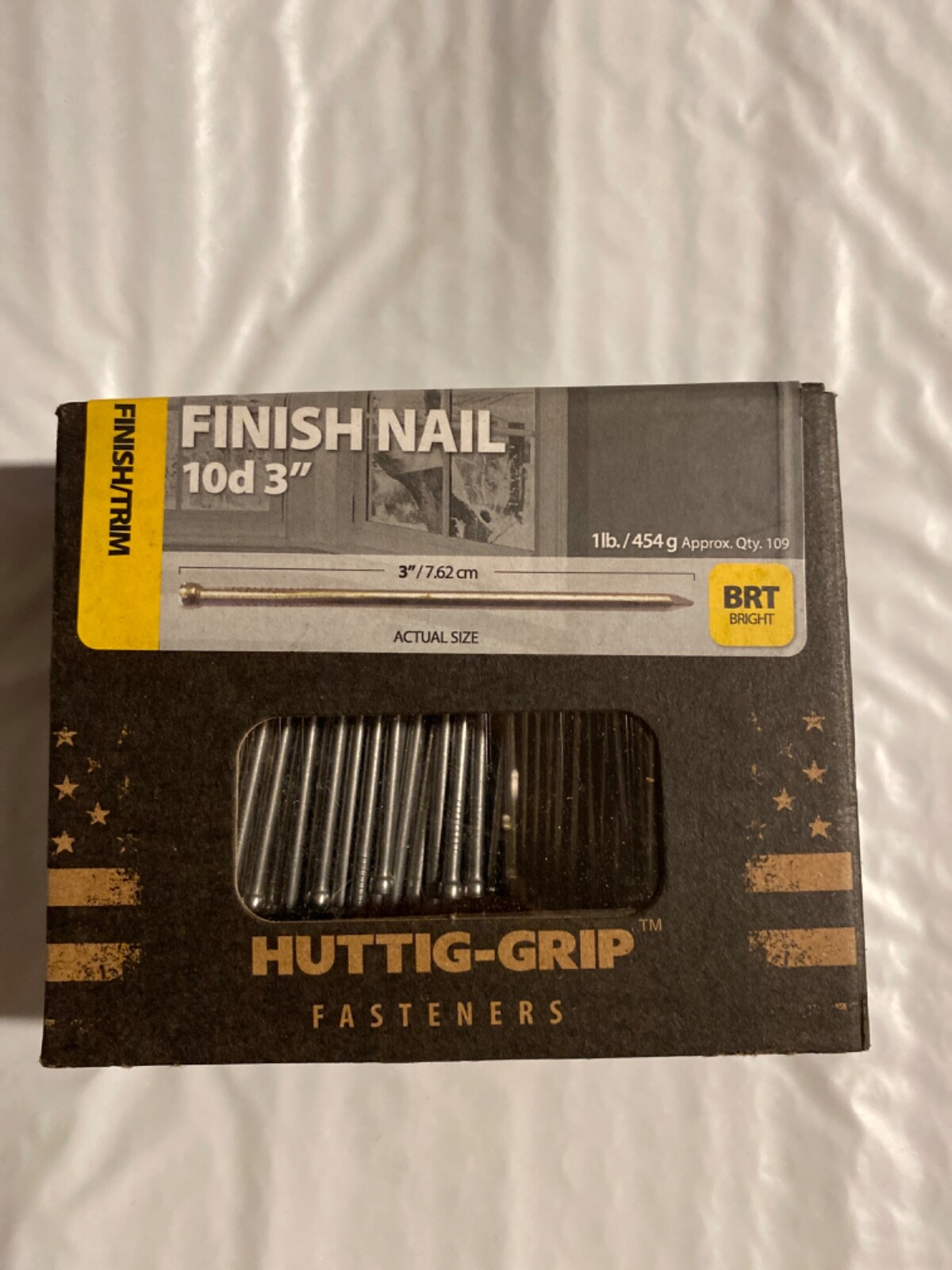 Huttig-Grip 10d Finish Nail 3" (1 lb box) | eBay
