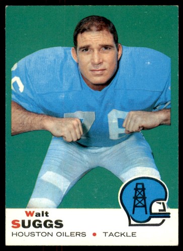1969 Topps Football Walt Suggs Houston Oilers #118 | eBay