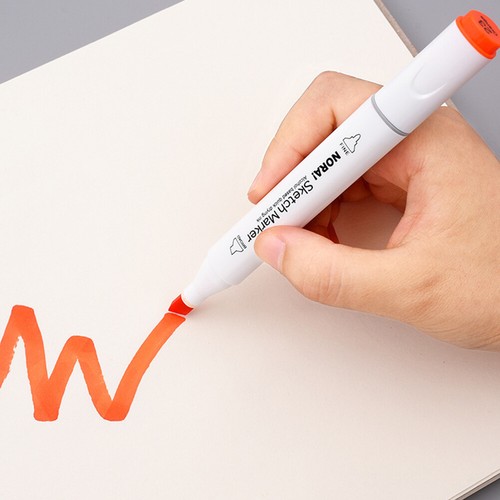 36 Colours Dual Tip Permanent Alcohol Based Art Marker Pens Drawing ...