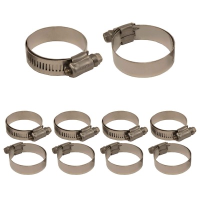 #20 Lined Worm Gear Clamp for 1-1/4" Flexfab silicone Heater Hose 5526 ...