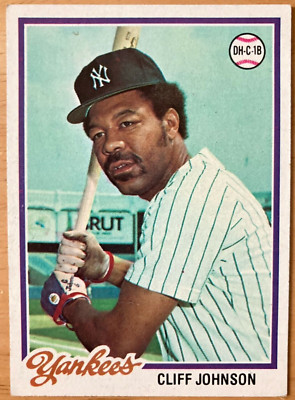 1978 Topps #309 Cliff Johnson New York Yankees | eBay