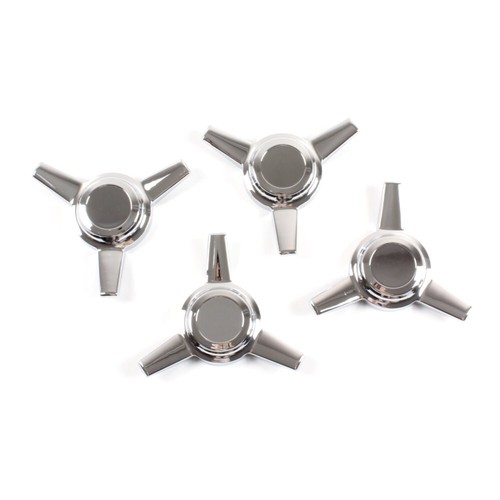 Set of 4) 3 Bar Zinc Alloy Metal Spinners Classic Universal Tri-Bar ...