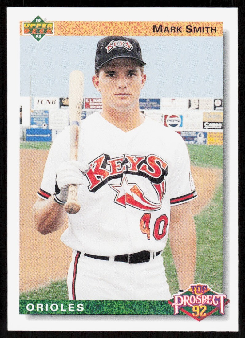 1992 Upper Deck Baseball Card Mark Smith Baltimore Orioles #66 | eBay