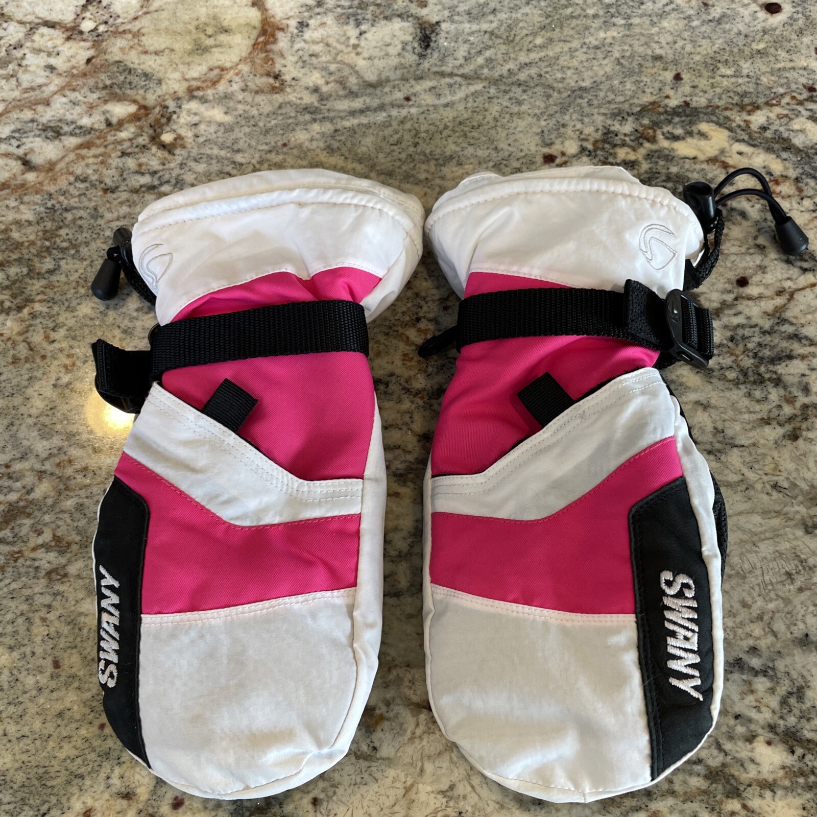 Swany Mittens Snowboard Ski Kids Youth Girls Soft Large Size 9-10 Pink ...
