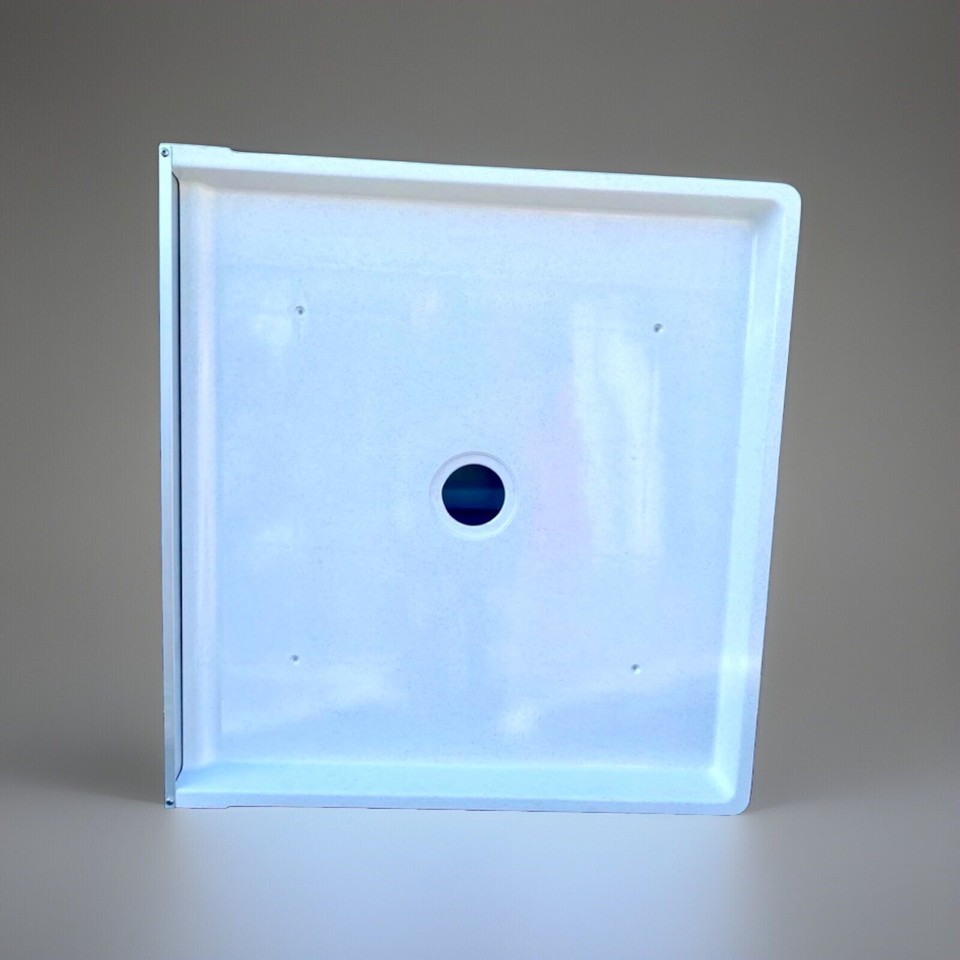 MUSTEE Durapan 30 in. x 32 in. Laundry Washing Machine Washer Overflow ...