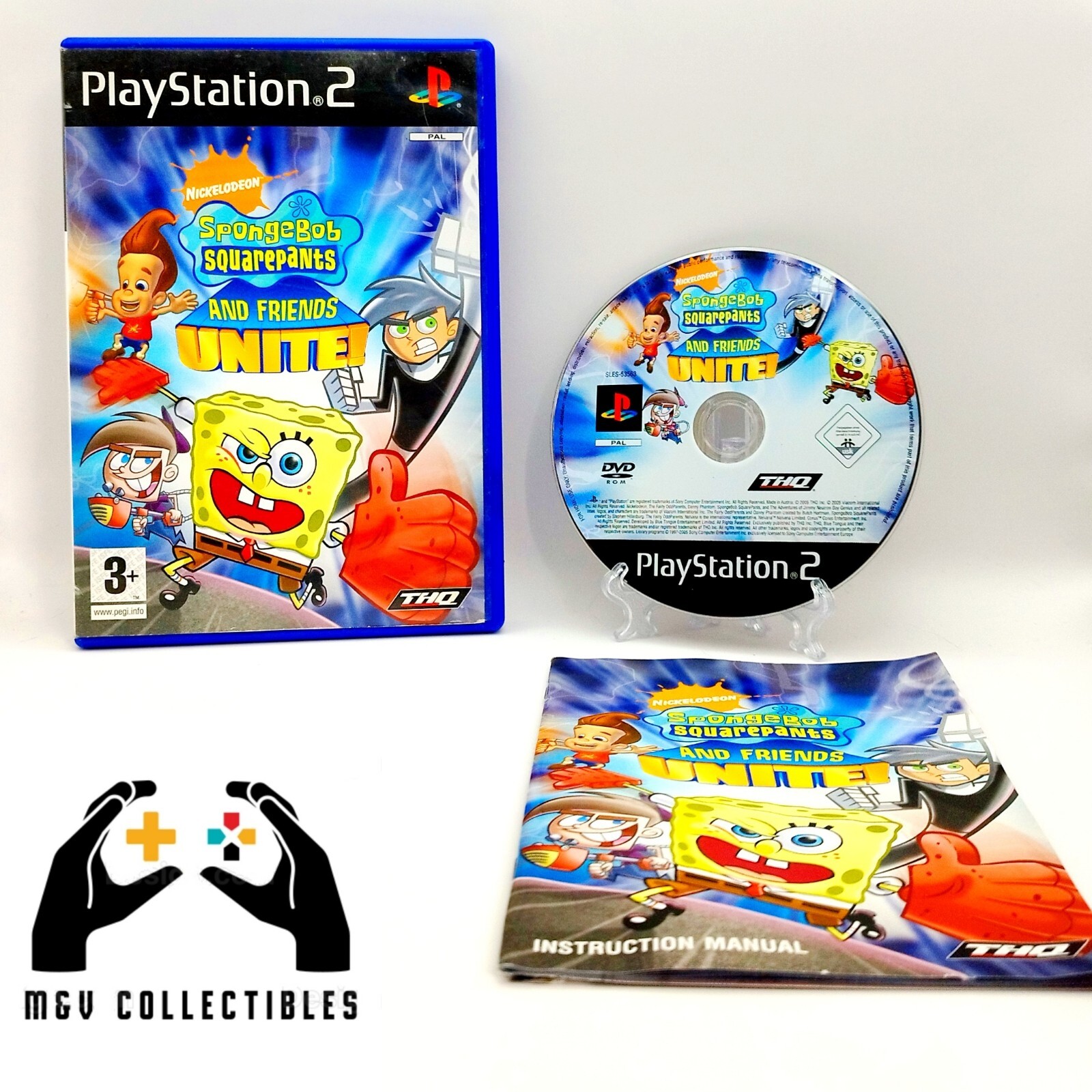 Spongebob Squarepants And Friends: Unite (Sony PlayStation 2, 2006 ...