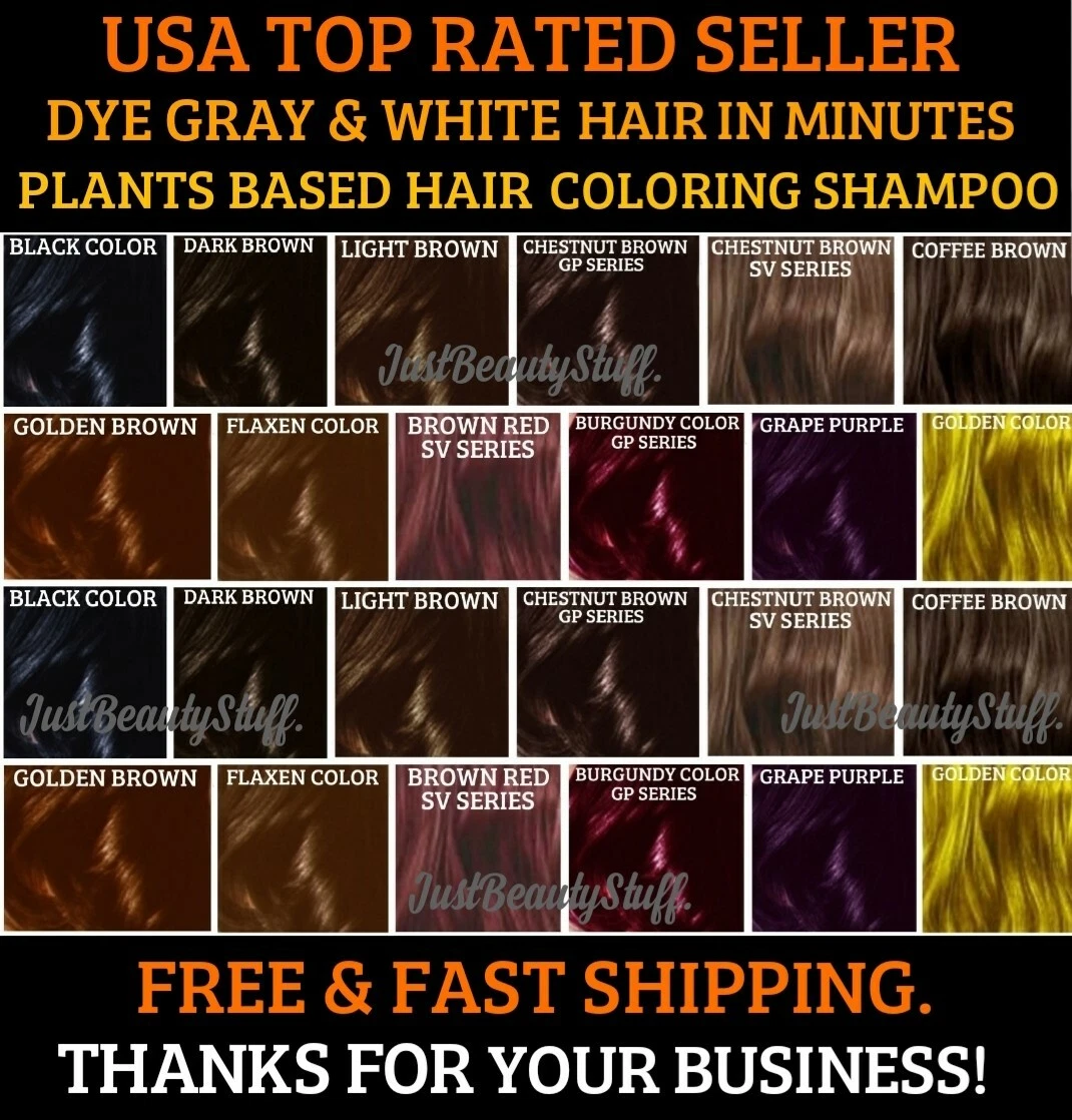 Medium Brown Hair Dye Chart