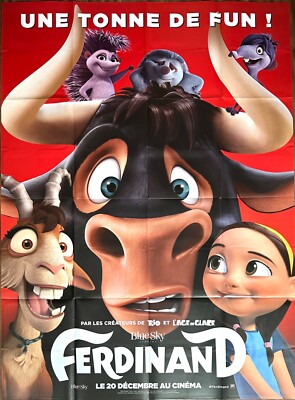 Affiche Cinéma FERDINAND 120x160cm Poster / Carlos Saldanha / Animation ...