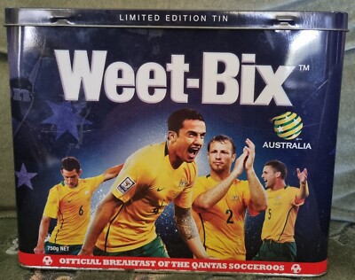 Weet-Bix Socceroos World Cup Limited Edition Tin 2010 Collectable Good ...