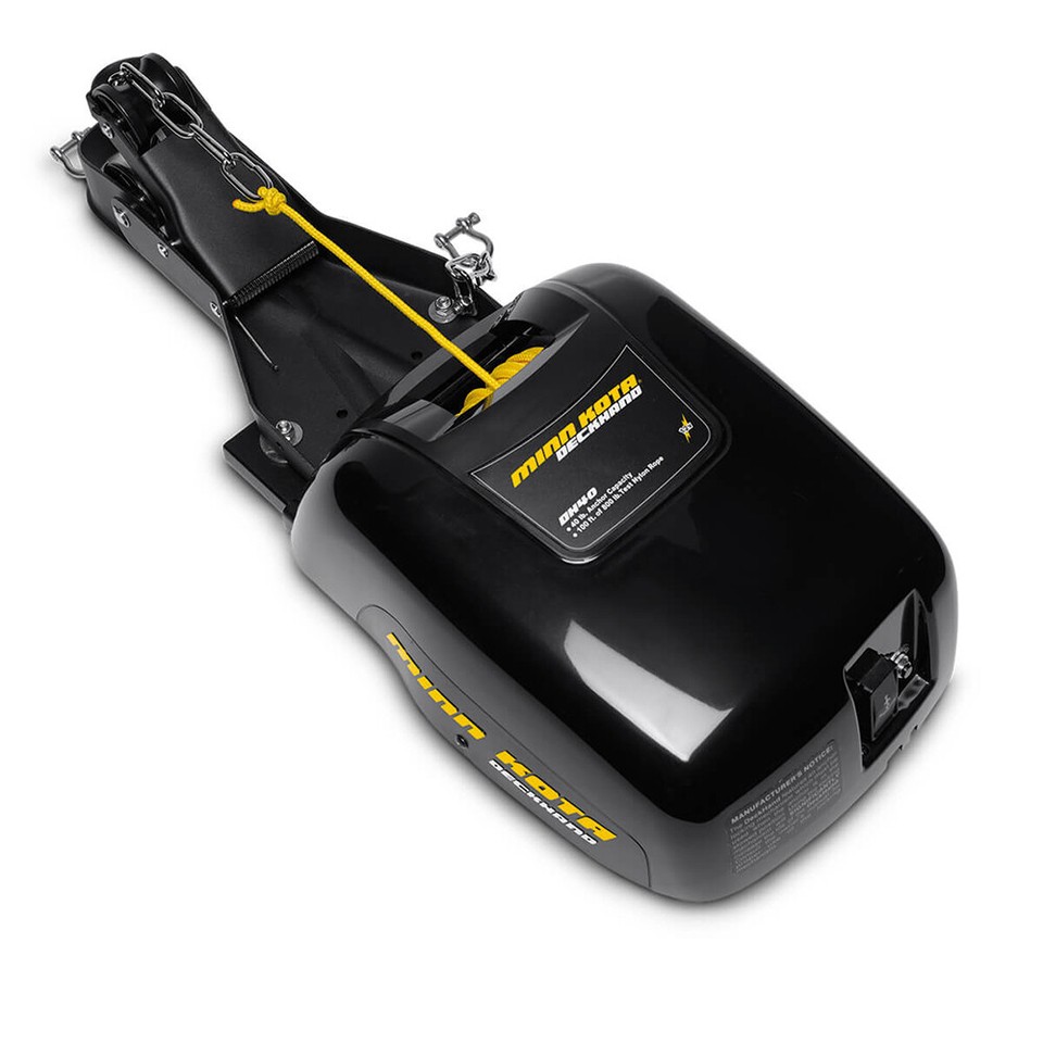 Minn Kota Pontoon DeckHand 40 LB Electric Anchor Winch 100ft Rope ...
