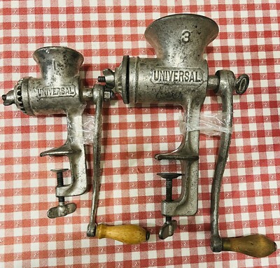 Vintage Universal Food / Meat Chopper Grinder No 1 and 3 LF& C New ...