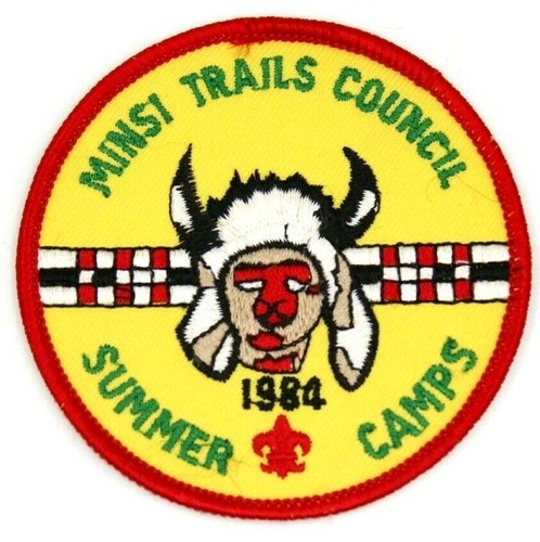 1984 Summer Camps Minsi Trails Council Patch Boy Scouts BSA | eBay