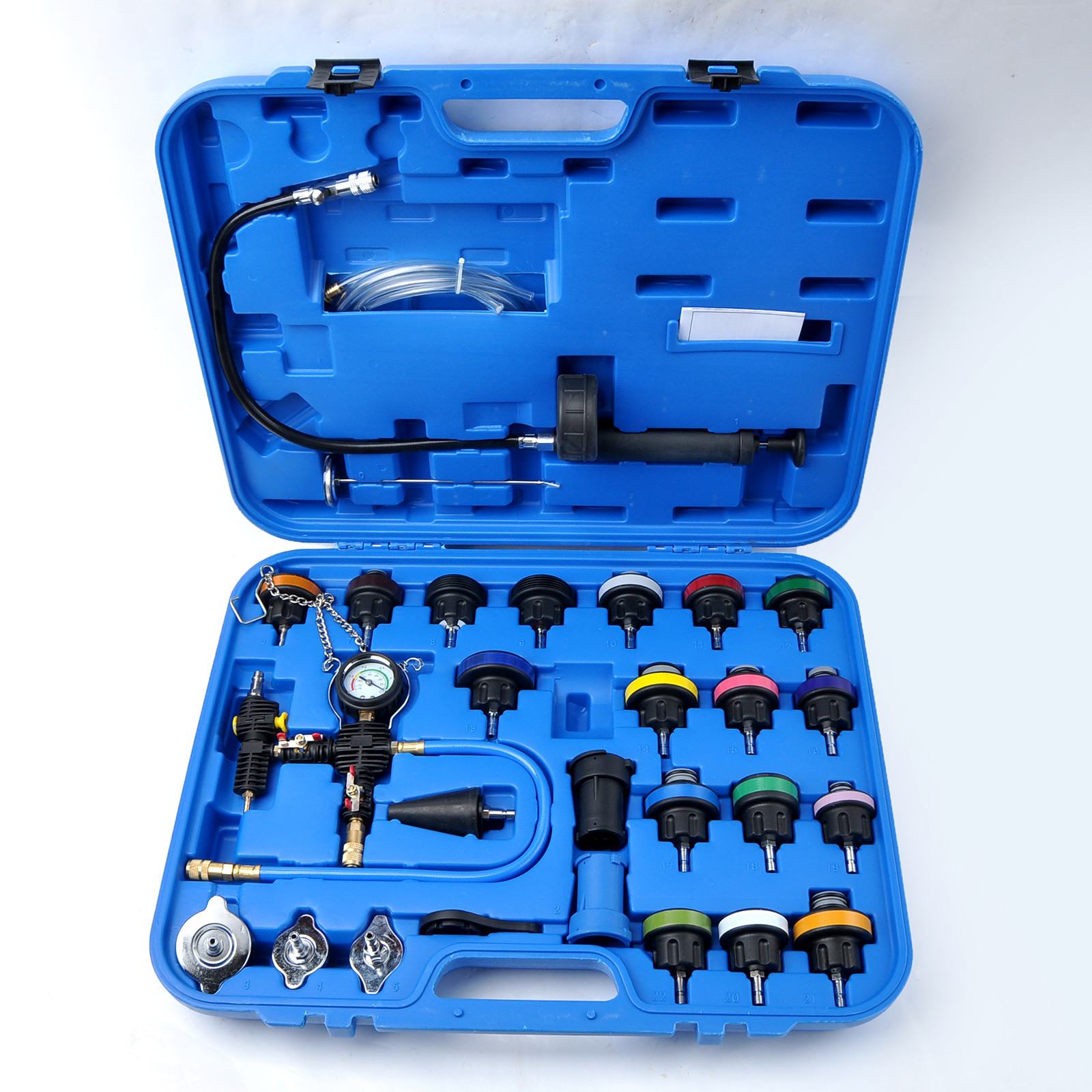 Radiator Pressure Tester Vacuum Type Cooling System Kit Pro Pressure ...