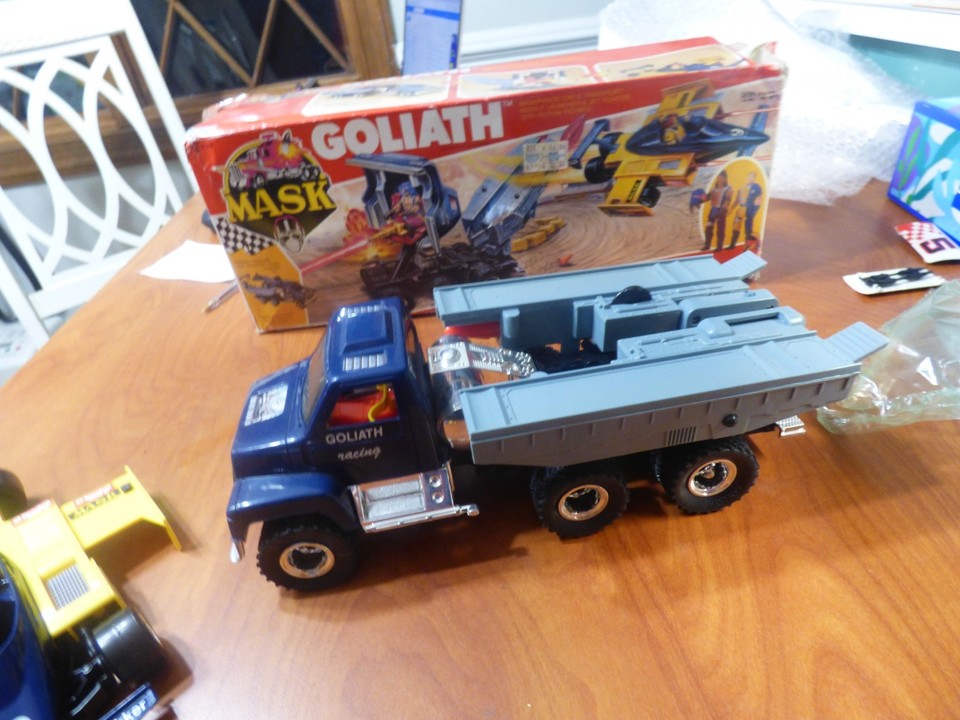 MASK Kenner Goliath complete w/box Trakker, Rushmore, masks, Fin, bombs ...