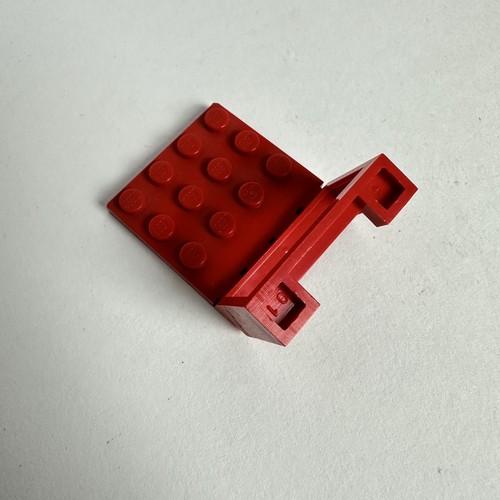 LEGO Vintage Red / Hinge Vehicle Roof 4x4 w/Holder / Part #s 4213 -4214 ...