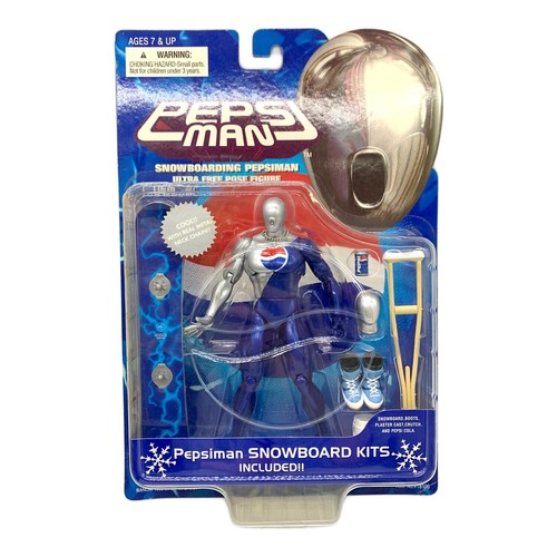 PEPSI MAN Figure . SNOWBOARD KITS 29x20x5cm | eBay Australia