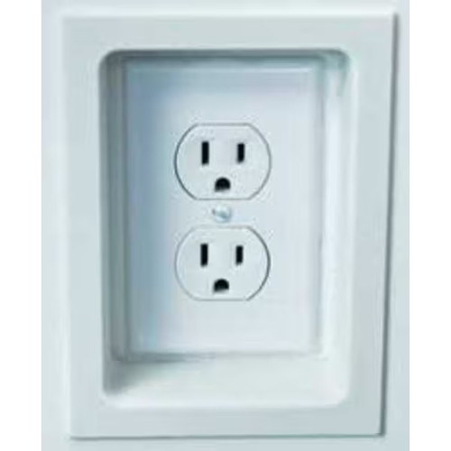 Fastcap Electric Trim Ring, Number of Gangs: 1 Plastic, Smooth , White ...