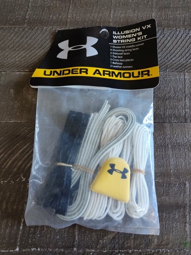 Under Armour Womens Illusion VX Lacrosse String Kit - Black/White | eBay