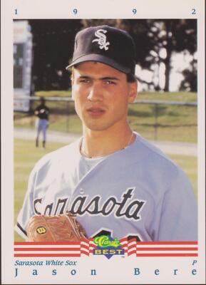 1992 Classic Best Jason Bere #253 Sarasota White Sox Baseball RC | eBay