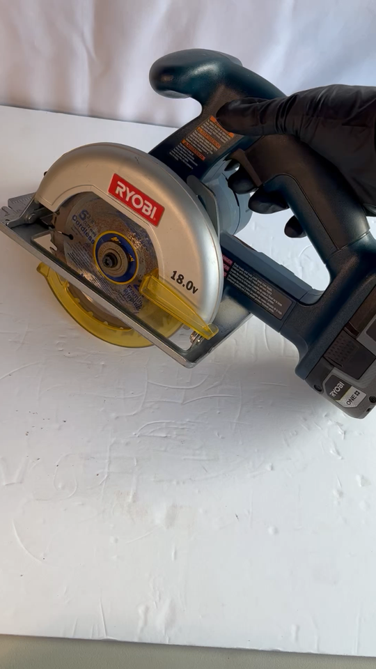 RYOBI 18V P501 Cordless Circular Saw With Blade TOOL ONLY Works Great ...