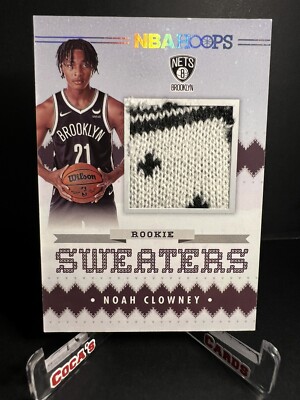 2023-24 Panini NBA Hoops - Rookie Sweaters #RSW-NCL Noah Clowney (MEM ...
