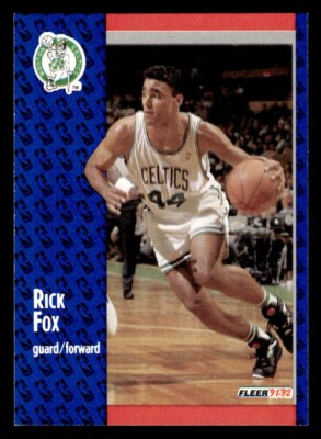 1991-92 Fleer #248 Rick Fox Celtics Lakers Rookie Card RC | eBay