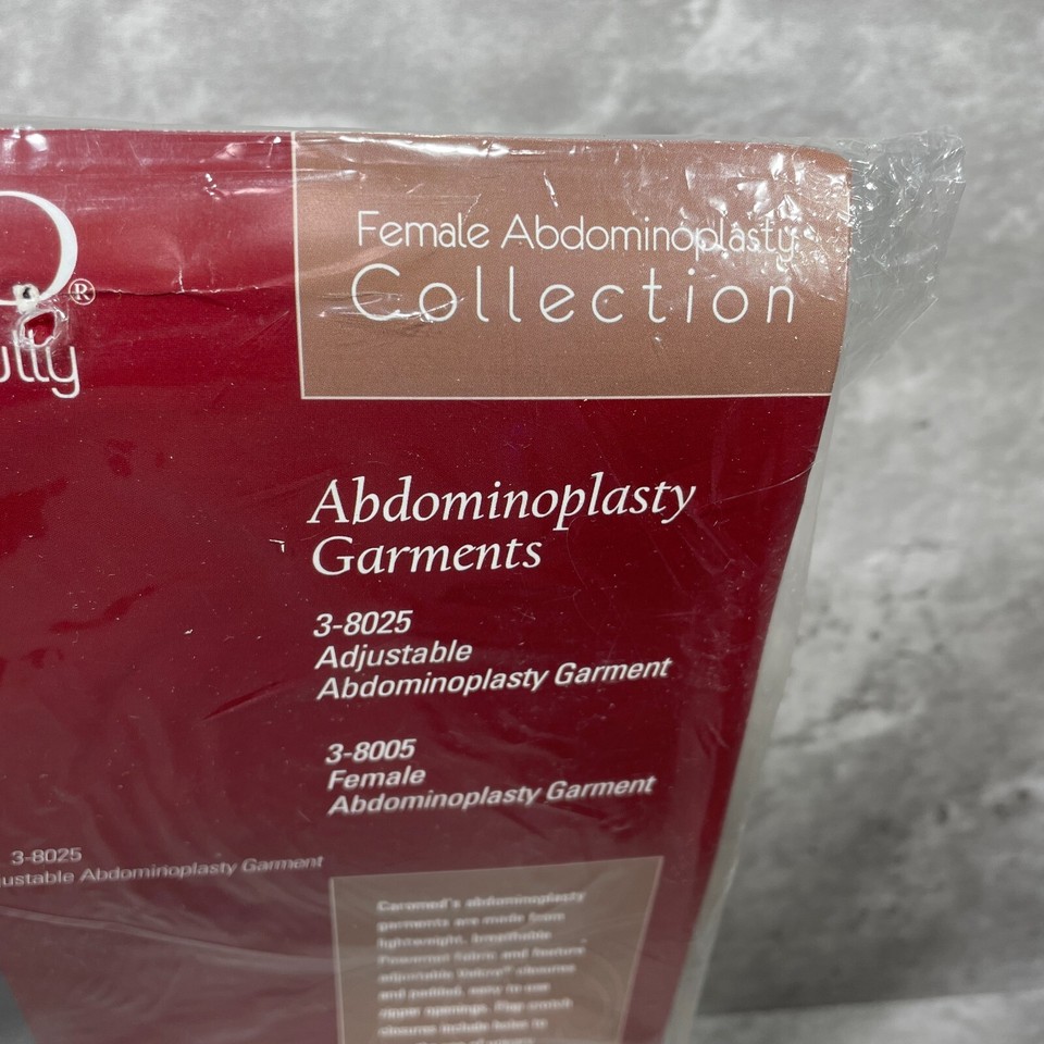 Caromed Female Abdominoplasty Garment Post-Op Surgical Beige Adjustable ...