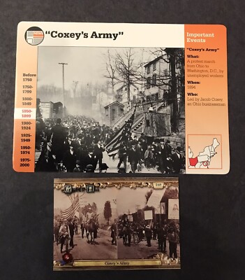 Coxey's Army Grolier Collector Card & Gilded Age Card | eBay