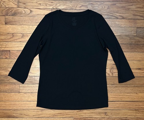 Woolx Merino Women's Remi Long Sleeve T-Shirt Black (size: M) | eBay