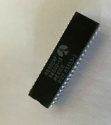 2 x 6502 cpu TESTED chip and 2 x MOS 6522 VIA chip | eBay