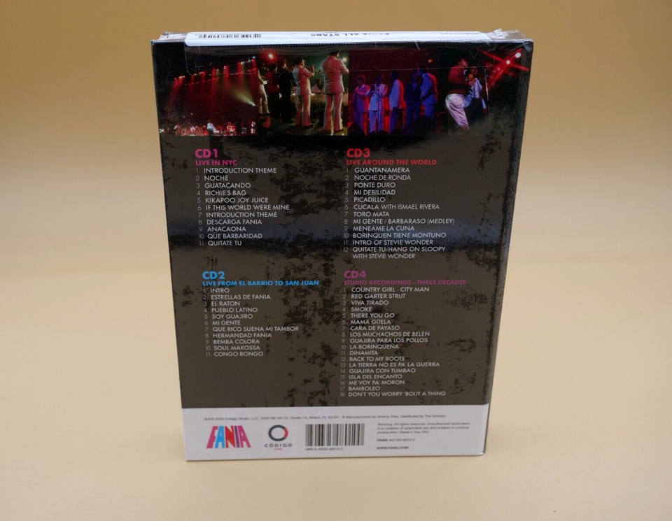 Fania All Stars Story - Ponte Duro [Limited edition Box Set] 4 CD ...