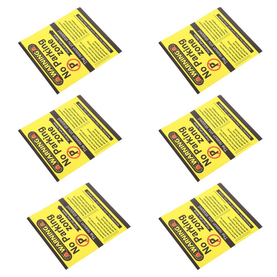 200 Sheets Vehicle No Parking Sticker Adhesive No Parking Sticker ...