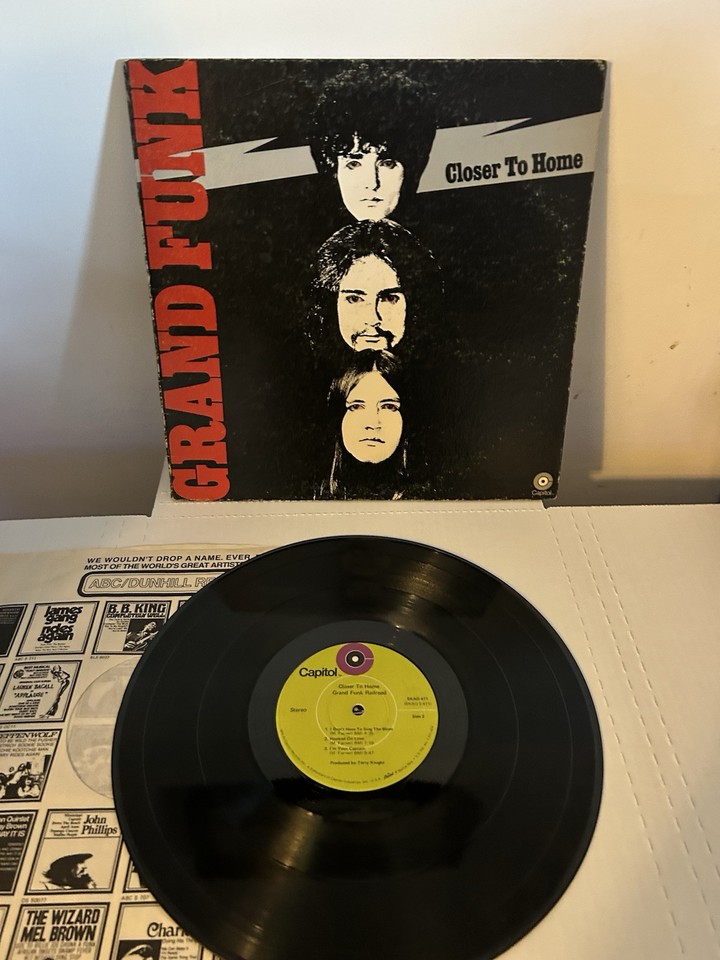 Grand Funk Railroad Vinyl Lp Closer To Home Capitol Records 1970 SKAO ...