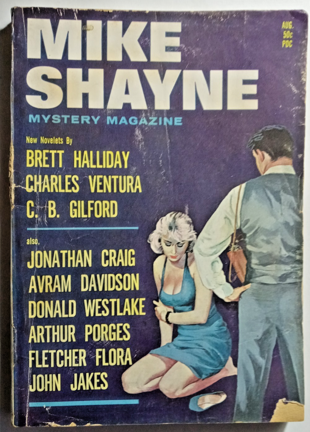 Mike Shayne Mystery Magazine- August 1965 PPB (Westlake story) Good ...