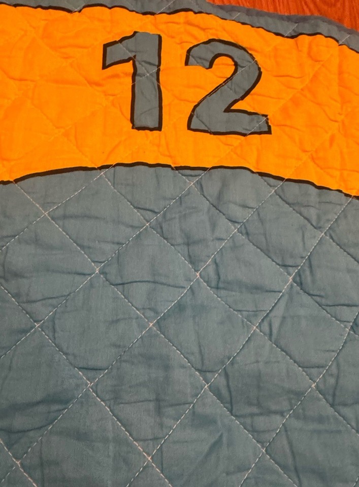 The Big Comfy Couch Quilted Clock Blanket Rug Stretch Vintage 90s PBS ...
