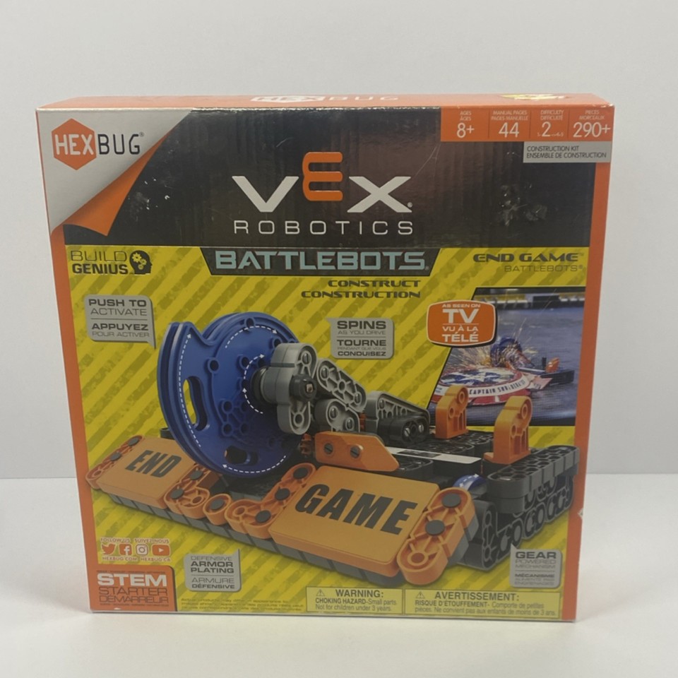Battle bots HEXBUG VEX Robotics End Game 290+ Piece STEM Educational ...
