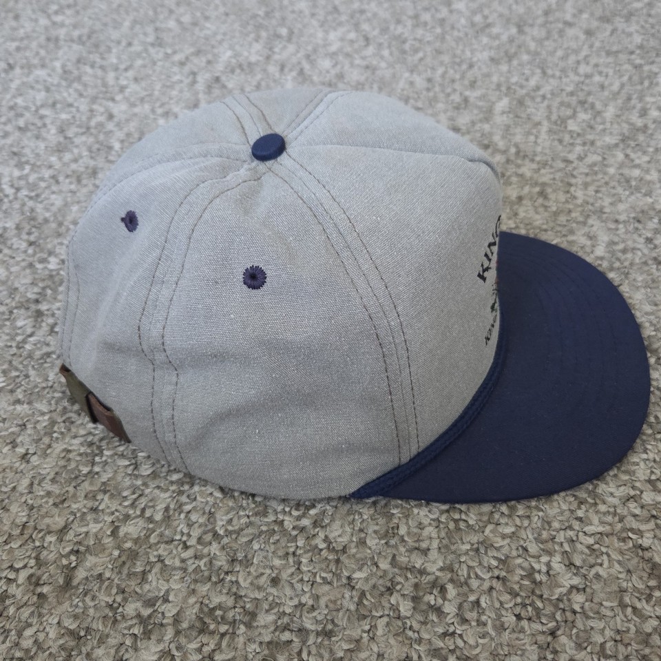 Vintage King Ranch Cap Hat Rope Band Leather Strapback Official License ...