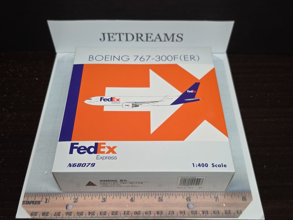 1/400 FEDEX / FEDERAL EXPRESS BOEING 767-300FWL 2010'S COLORS N68079 ...
