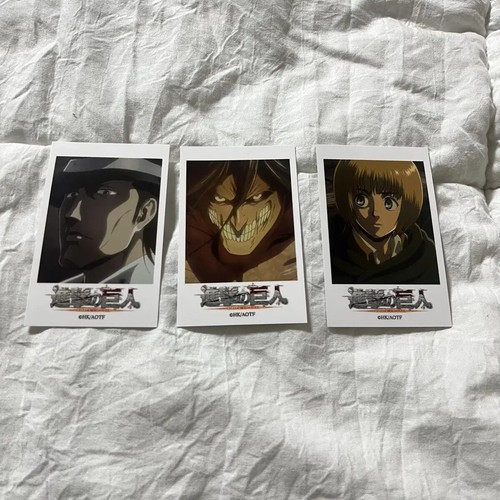 Attack on Titan Checkie-style card Poca Polaroid Attack on Titan goods ...