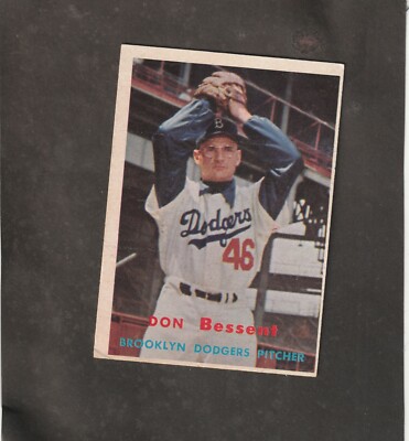 1957 Topps MLB # 178 Don Bessent | eBay