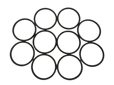 Edelbrock Carter AVS AFB Choke Cover Gasket .060 Thick Sold as 10 Pack ...