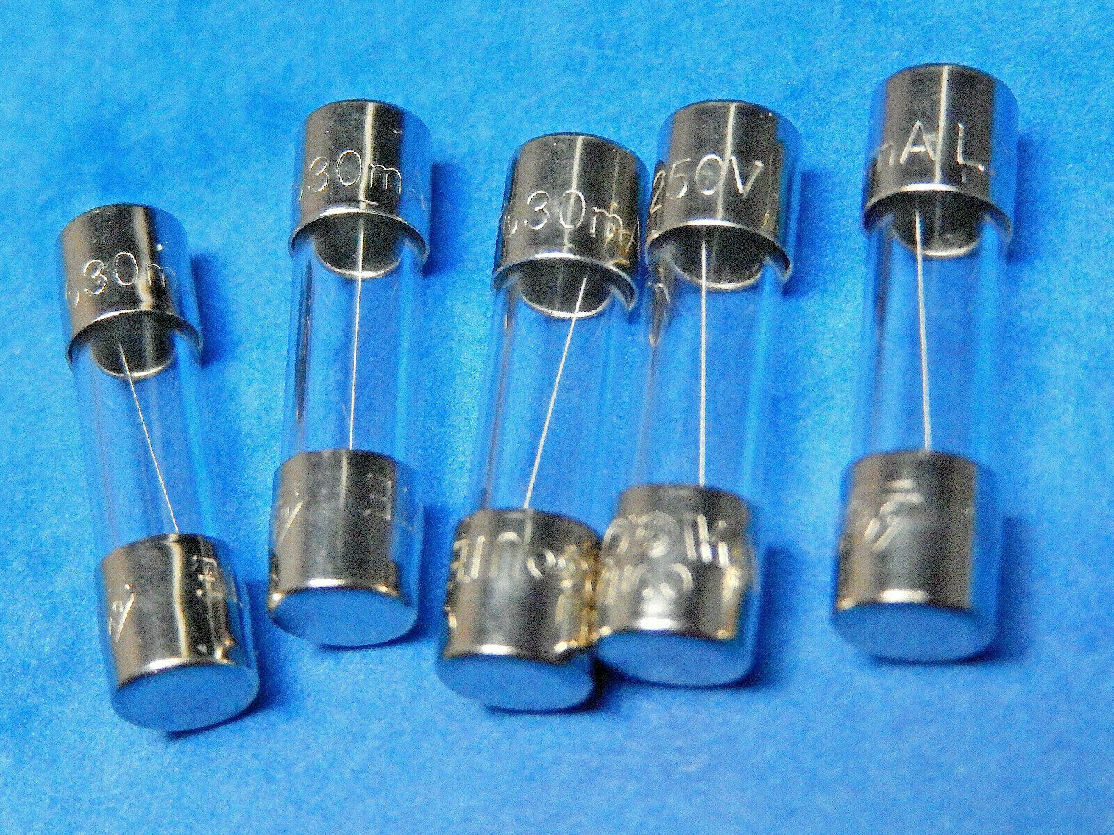 630mA 250V Fuse 5mm x 20mm Slow Blow GLASS BODY Pack of 5 or Pack of 10 ...