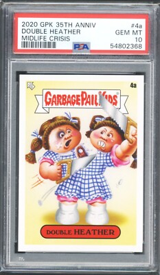 2020 Garbage Pail Kids 35th Anniversary Double Heather #4a PSA 10 Gem ...