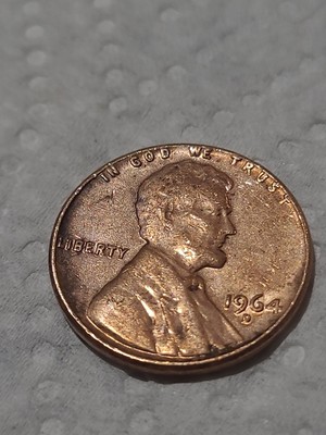 1964 D Lincoln Penny Error“L” Liberty on edge VFG | eBay