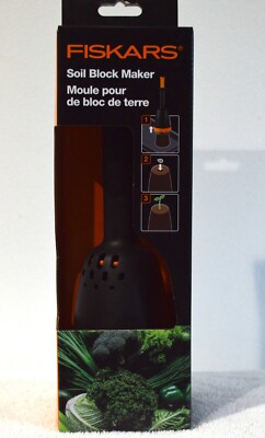 Fiskars Seed Starting Soil Block Maker Garden Tool, Encourages Strong ...
